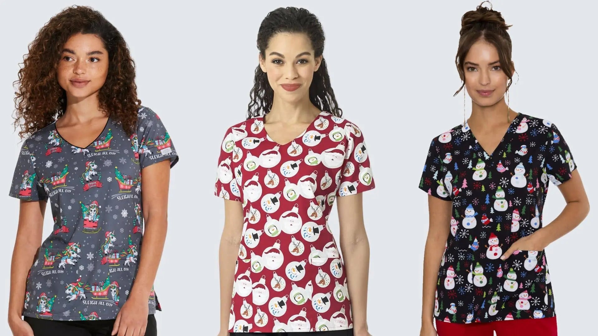 Spread Holiday Cheer with Festive Christmas Scrubs