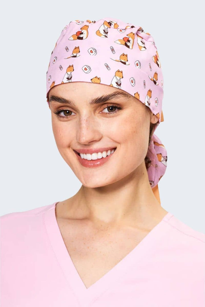 Little Fox Scrub Cap by Dr Woof x Jang&Fox - Fun & Patterned