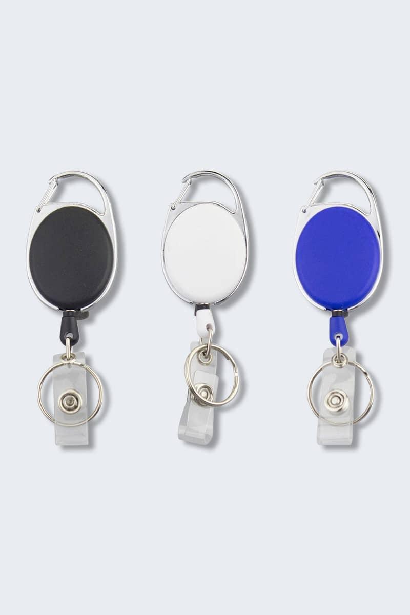 Retractable ID Holder with Carabiner Hook - Shop - Infectious Clothing